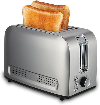Toaster 2 Slice, Stainless Steel Bread Toasters, 7-Shade Settings ...