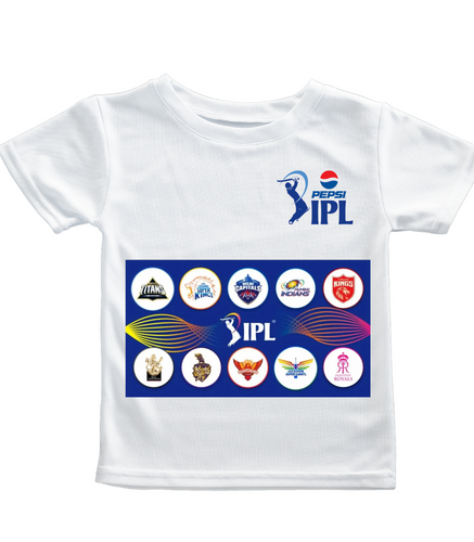 IPL TEAM LOGO ROUND NECK T SHIRT UNISEX | Dnsv Marketing
