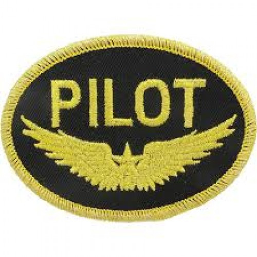 Patch Pilot Asa bordado termocolante | lojadaaviacao