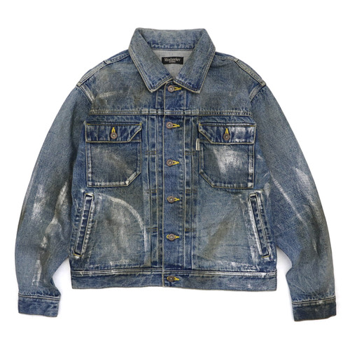 Coating Ice Blue Denim Jacket / INDIGO | mindseeker