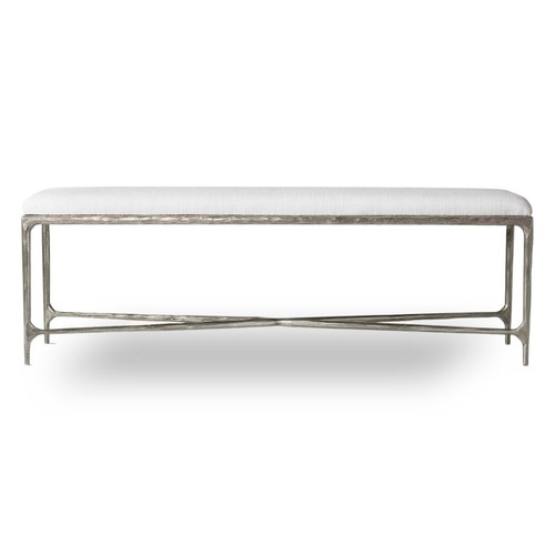 Venus Long Bench - Forged Pewter | TheInsideProject