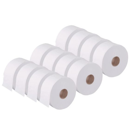 Mini Jumbo Toilet Roll 2.25 Inch Core 2 Ply (Pack of 12) | Direct ...