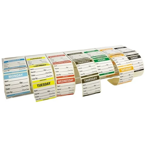 Use By Date Food Label Set 50mm Square | Direct Disposables