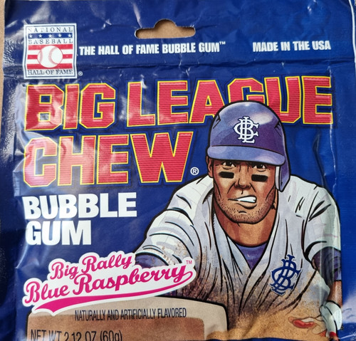 Big League Chew Bubble Gum - Big Rally Blue Raspberry | Downunder ...