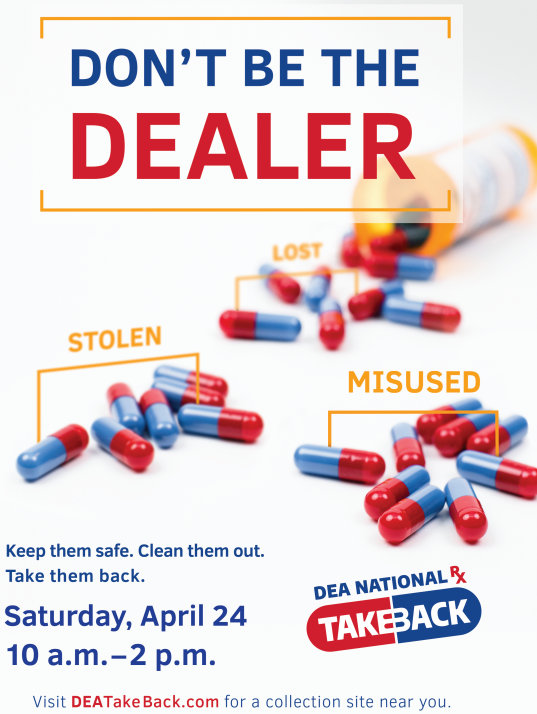 DEA Drug Take Back Program - 24 April