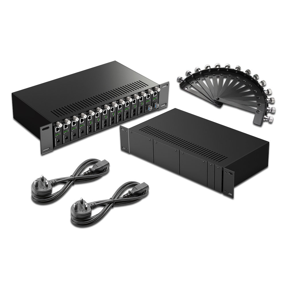 Fiber Media Converter Racks