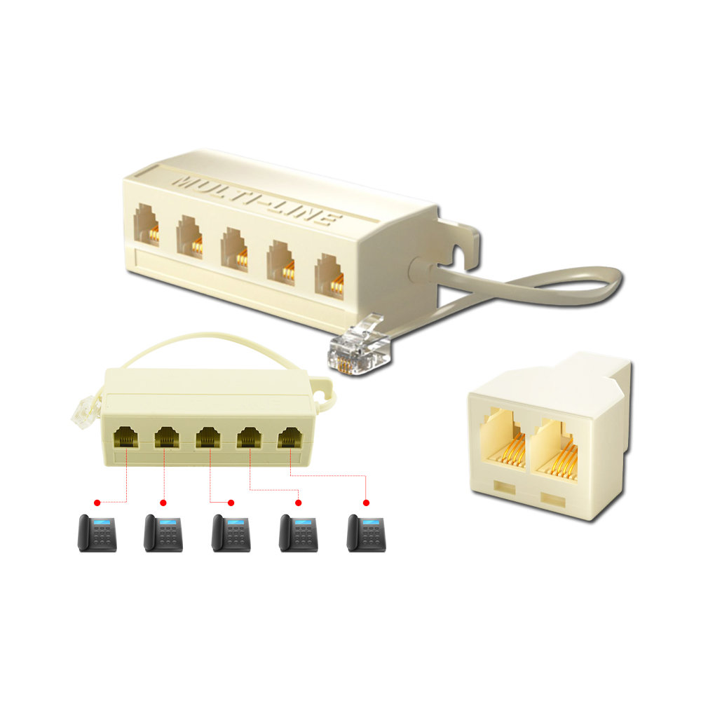 RJ11 and RJ45 Splitters