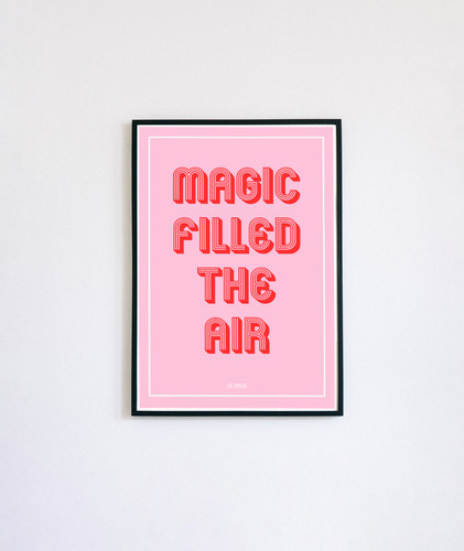 Led Zeppelin // Magic Filled the Air // Music Art | Callaghan Framing