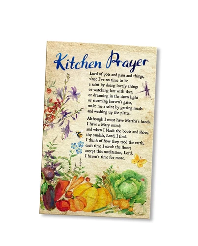 Prayer Card - Kitchen Prayer | HESSLE BOOKSHOP