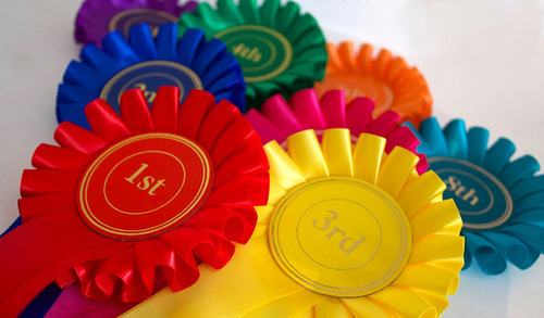 Stock Rosettes - Single Tier 1st to 8th Set | Star Rosettes