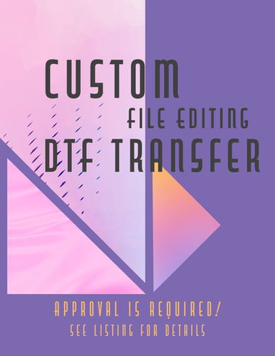 Custom File w/editing (DTF Transfer) | Hookful Designs DTF