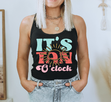 it's tan o'clock (DTF Transfer) | Hookful Designs DTF