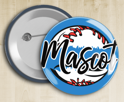 Button Split Baseball | Hookful Designs DTF