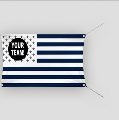 Team Flag Banner | Hookful Designs DTF