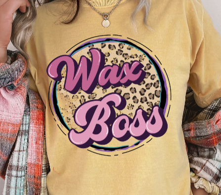 wax boss circle (DTF Transfer) | Hookful Designs DTF
