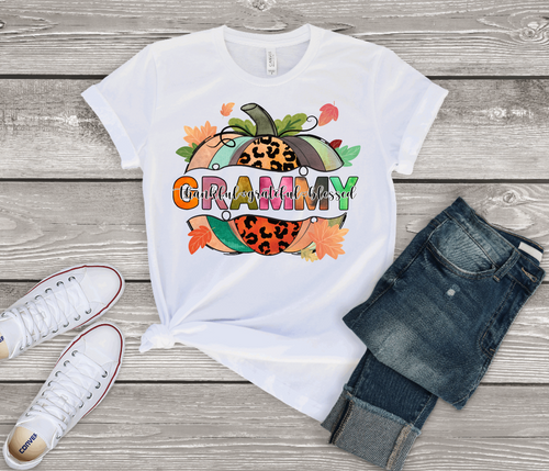 Fall Split Pumpkin (DTF Transfer) | Hookful Designs DTF