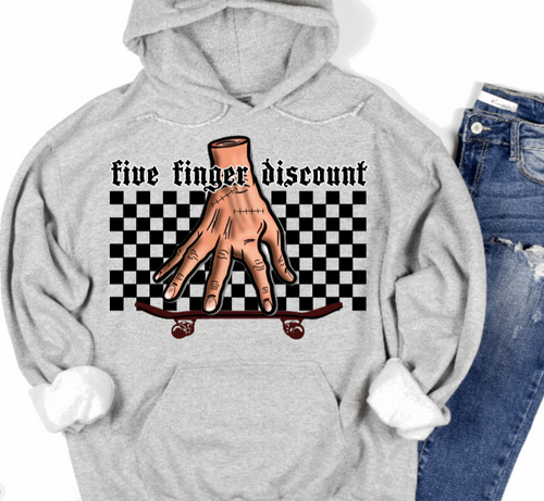Five Finger Discount (DTF Transfer) | Hookful Designs DTF