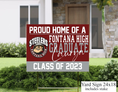 Graduation Yard Sign | Hookful Designs DTF