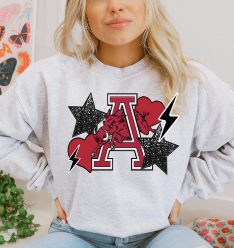Razorbacks spirit (DTF Transfer) | Hookful Designs DTF