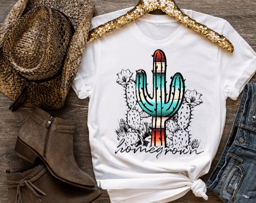 Homegrown Cactus (DTF Transfer) | Hookful Designs DTF