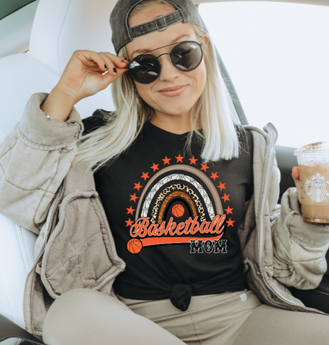 Basketball Mom Rainbow (DTF Transfer) | Hookful Designs DTF