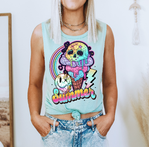 melted summer (DTF Transfer) | Hookful Designs DTF