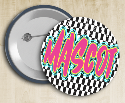 Button Rad Mascot | Hookful Designs DTF