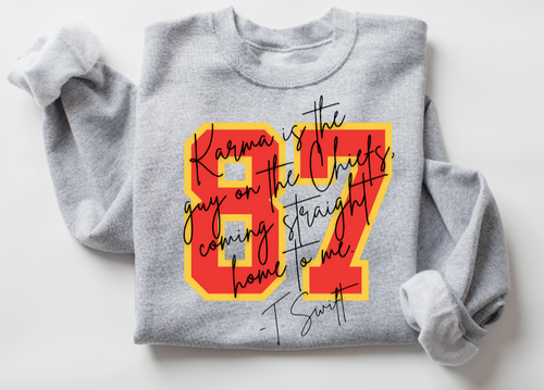 Karma is the...87 (DTF Transfer) | Hookful Designs DTF