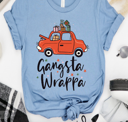 Gangsta Wrappa (DTF Transfer) | Hookful Designs DTF