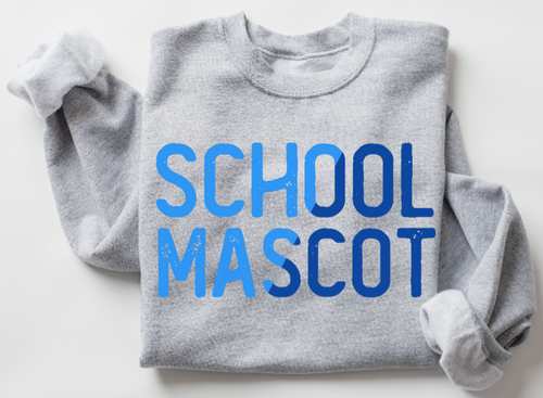 Color Split Mascot (DTF Transfer) | Hookful Designs DTF