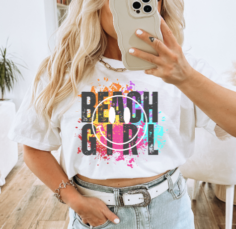 beach girl (DTF Transfer) | Hookful Designs DTF