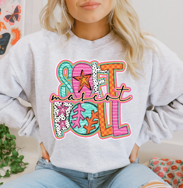 colorful doodle ball (DTF Transfer) | Hookful Designs DTF