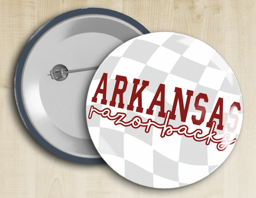 Button Checkered School | Hookful Designs DTF