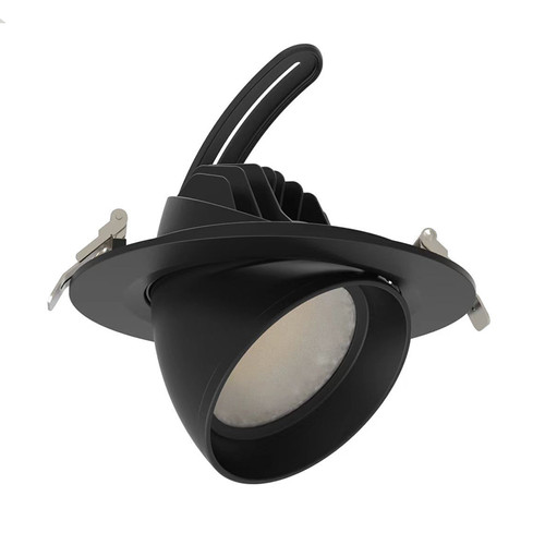 BLACK DUAL WATTAGE 30W/38W ROUND SHOP LIGHT (TC) | Everglow Lighting
