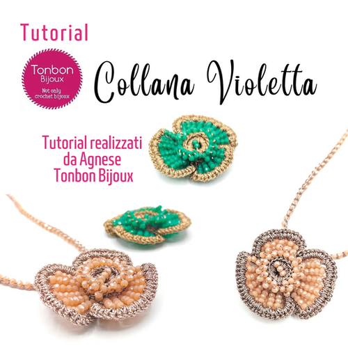 TUTORIAL COLLANA VIOLETTA | TonBon Bijoux