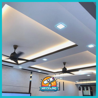 Plaster Ceiling Installation From RM5.50 | Modern L Box & LED Lighting ...