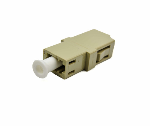 PFP LC Adapter Multimode Simplex, Beige, LC Mount, Metal Sleeve