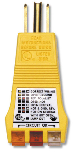 Ideal 61-035 E-Z Check Receptacle Tester / Circuit Tester | PFP 2024