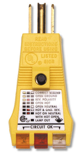 Ideal 61-051 E-Z CHECK Plus GFCI Tester / Receptacle Tester | PFP 2024