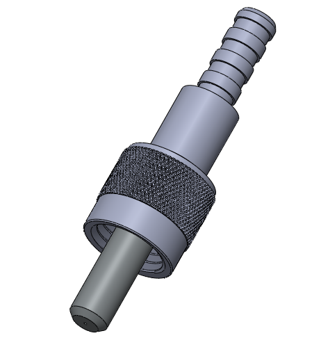 SMA 905 Stainless Fer Connector, MM - Stainless Body