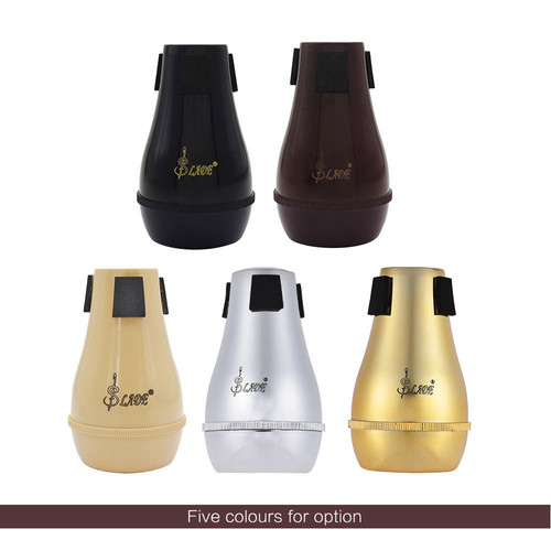 SORDINA TROMBONE PLASTICA SLADE COLORE NERO ORO ARGENTO ULTRALEGGERA ...