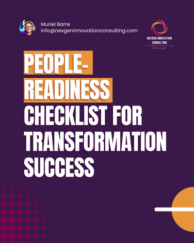 People-Readiness Checklist for Transformation Success | NexGen ...