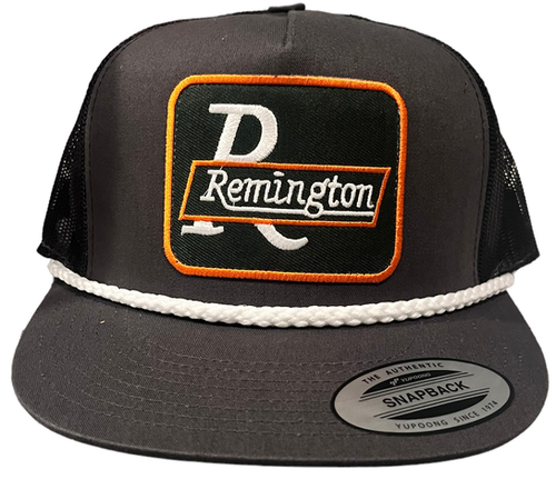 Remington Charcoal/Black Rope Trucker | Patch Works Hat Co.