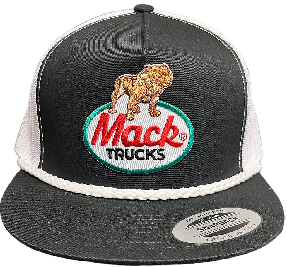 Mack Trucks Black/White Rope Hat | Patch Works Hat Co.
