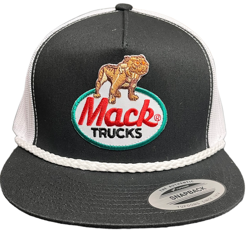 Mack Trucks Black/White Rope Hat | Patch Works Hat Co.