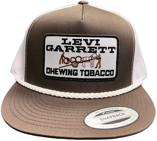 Levi Garrett Brown/White Rope Trucker | Patch Works Hat Co.