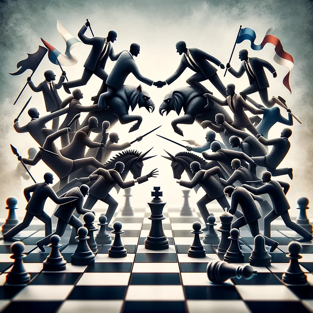 A Different Battle: How Intra-party Conflicts Shape Political Outcomes