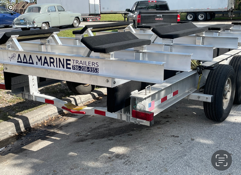 Boat Cradles | AAA Marine Trailers | Miami, Fl l Boat Trailer Parts | AAA Marine Trailers ...