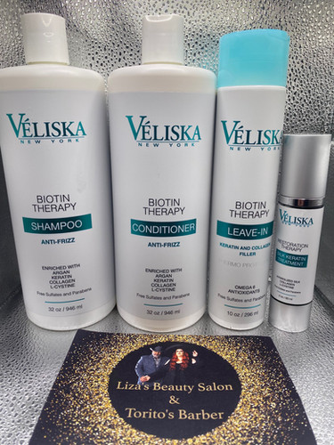 BIOTIN & THERAPY ideal para cabello con frizz | Liza S Beauty Line