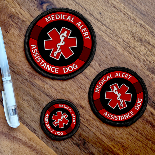Medical Alert - Round Patch | Wuffable